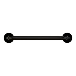 Coated Grab Bar With Safety Grip, ADA, Nylon Flange - 1 1/4" Dia, 32 ...