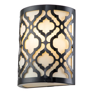 Arabella Sconce in Black - Mediterranean - Wall Sconces - by Flambeau ...