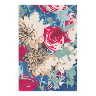 Hand Tufted Technicolor Area Rug TEC-1011, 2'x3' - Contemporary - Area ...