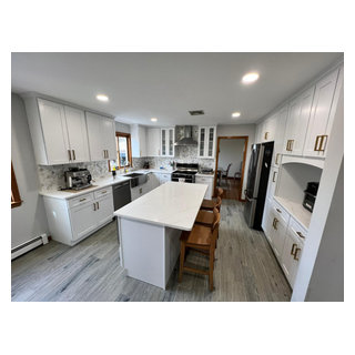 Calacatta Zion Quartz Countertops Remodel - Transitional - Kitchen ...