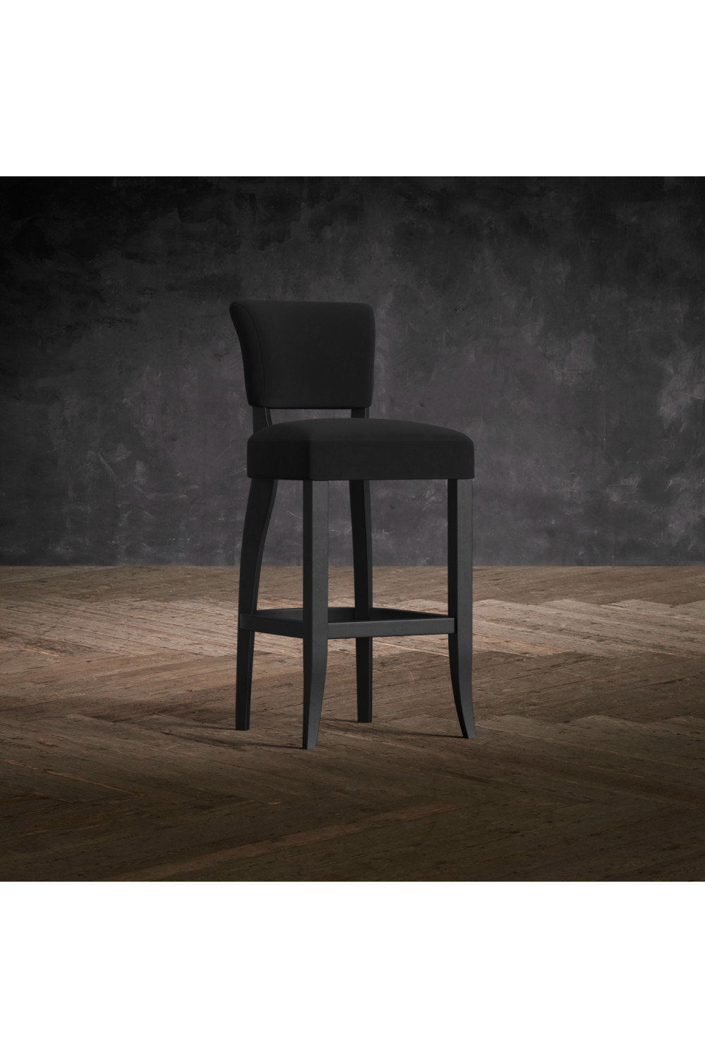 Velvet Bar Stool, Andrew Martin Mimi - Transitional - Bar Stools And ...