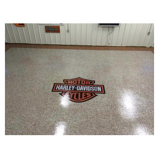 Harley Davidson Epoxy Floor - Altro - di Gateway Custom Concrete | Houzz