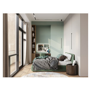 Спальня хозяйки - Contemporary - Bedroom - Moscow - by PERFORMA | Houzz AU