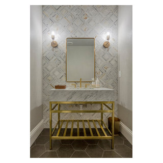 Powder Room - Modern - Powder Room - Tampa - by Dream Coast Builders ...