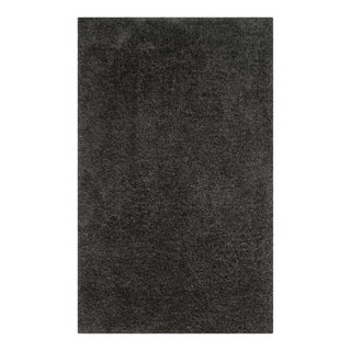Safavieh Super Shag Dark Grey Shag Rug - 4' x 6', 4' x 6 ...
