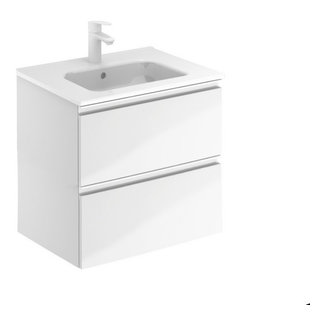 Royo Vida Collection 24" Bathroom Vanity with Sink, 2-Drawer - Modern ...