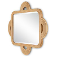 Santos Sea Sand Rectangular Mirror - Tropical - Wall Mirrors - by ...