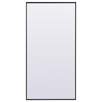 Metal Frame Rectangle Full Length Mirror 30X60 Inch, Black, 60"Lx30"Wx1 ...