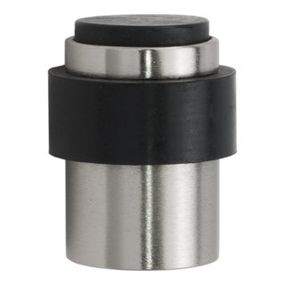 Duo- Modern Interior Door Stopper in Brushed Stainless Steel by Nova ...