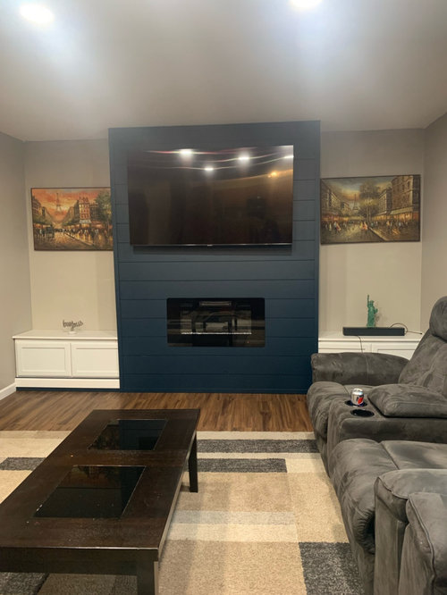 Help finish the fireplace tv area | Houzz Forum
