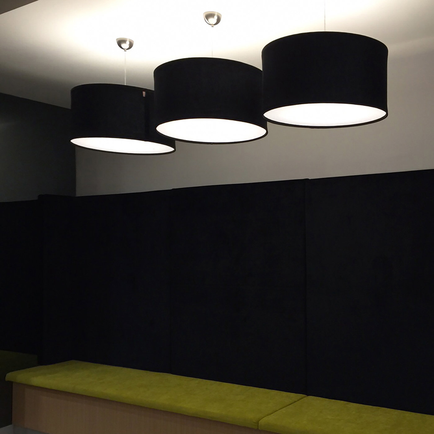 Innermost Kobe Pendant LIght Medium, Charcoal Wool - Contemporary ...