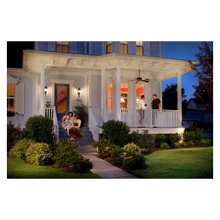 Before & After - Verandah - Philadelphia - by Outdoor Lighting ...