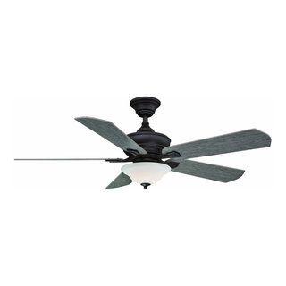 Fanimation FP8094GR 52"Ceiling Fan Matte Greige Finish - Traditional ...