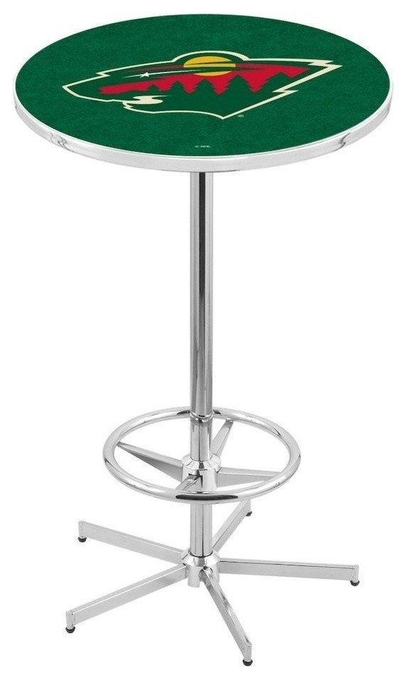 Minnesota Wild Pub Table - Contemporary - Indoor Pub And Bistro Tables ...