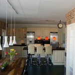 Zelda Leather Adjustable Bar Stool - Modern - Bar Stools And Counter ...