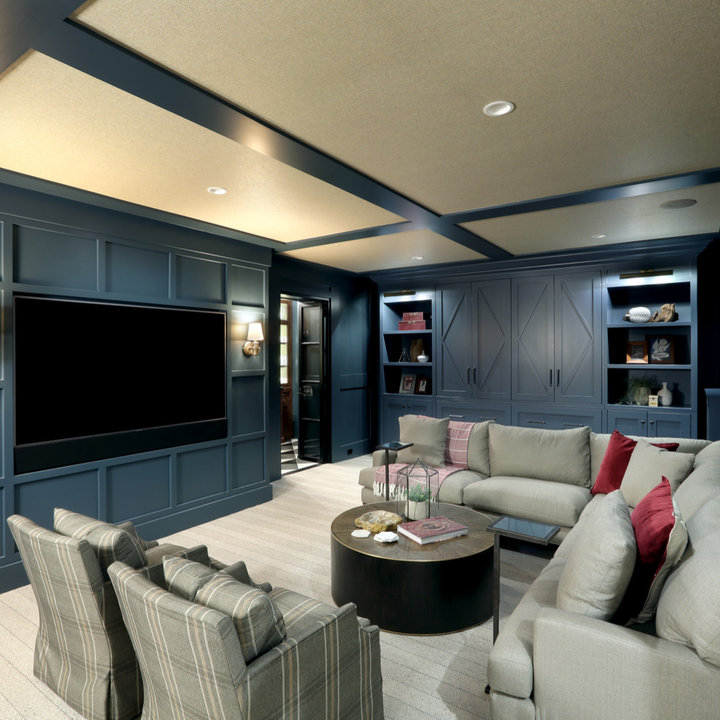 75 Wall Paneling Basement Ideas You'll Love - December, 2025 | Houzz