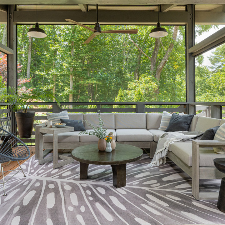 75 Mid-Century Modern Porch Ideas You'll Love - February, 2026 | Houzz