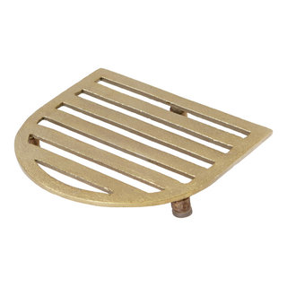 Cast Aluminum Arched Trivet, Gold Finish - Contemporary - Trivets - by ...