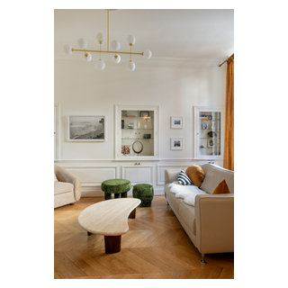 Décoration d'un appartement parisien dans le 7e - Contemporary - Living ...