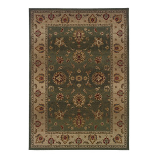 Oriental Weavers Sphinx Genesis Traditional Green Rug, 2' 7" X 9' 1 ...