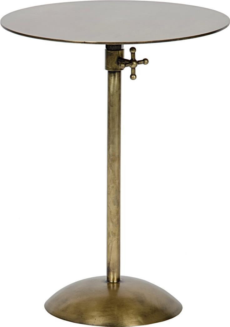 Antique Brass Felix Side Table - Contemporary - Side Tables And End ...