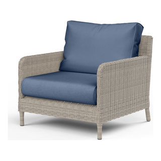 Manhattan Spectrum Indigo Weather Resistant Outdoor Club Chair ...