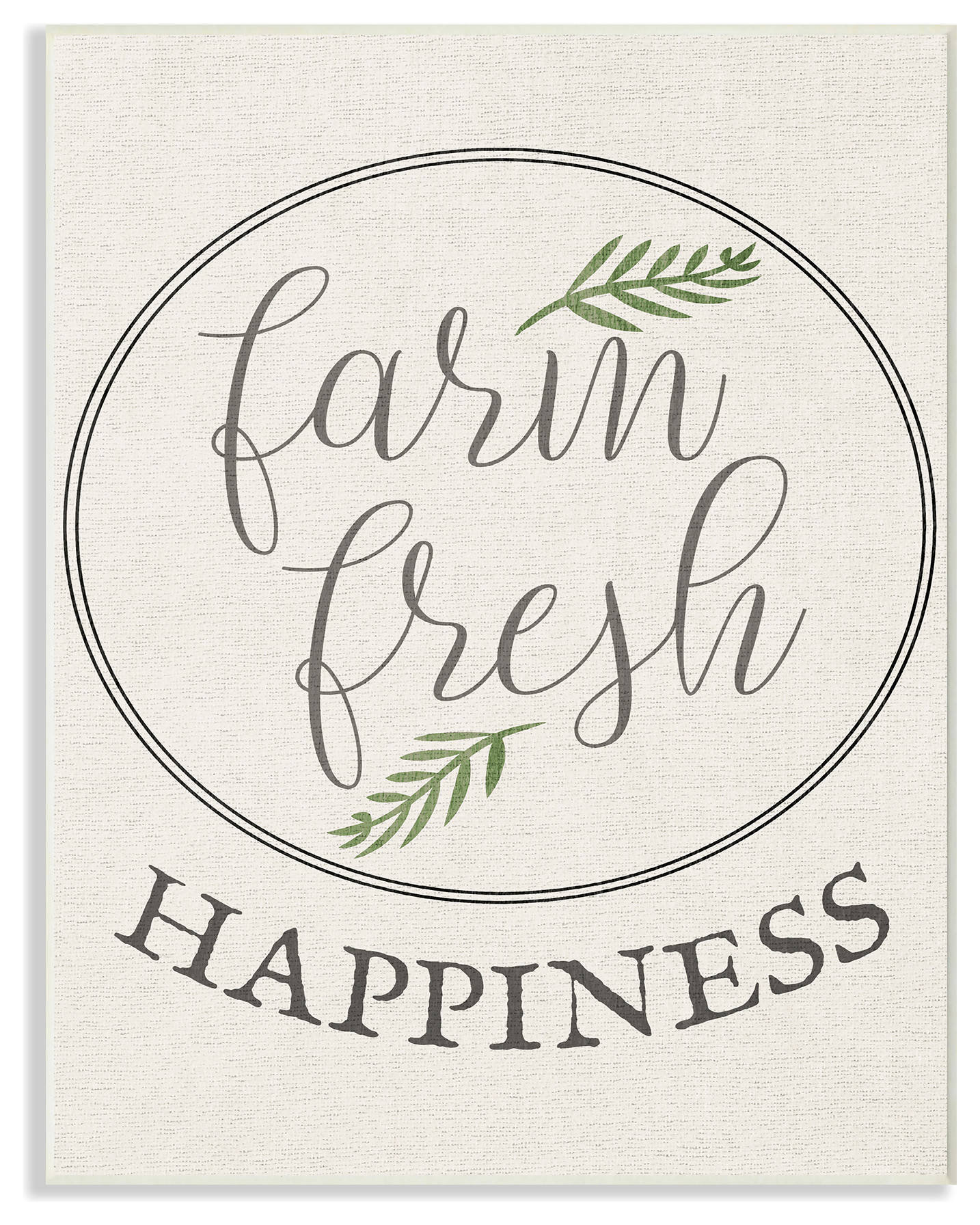 "Farm Fresh Happiness Cursive Typography", 10 x 15 - Farmhouse ...