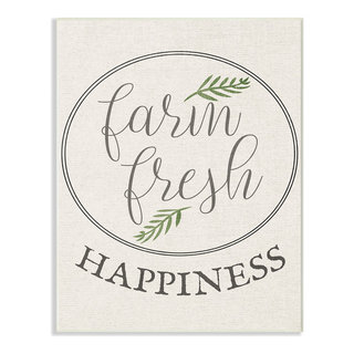 "Farm Fresh Happiness Cursive Typography", 10 x 15 - Farmhouse ...