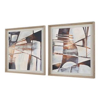 Uttermost 32390, Wall Art 2-Piece Set, Vetrina - Modern - Wall Mirrors ...