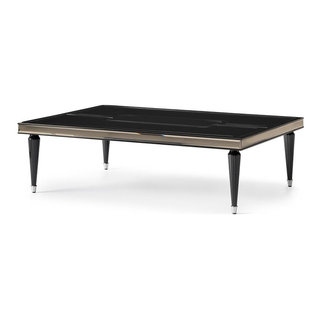 Michael Amini La Francaise Cocktail Table - Black Ice - Traditional ...