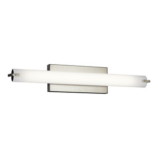 1 Light Linear Bathroom Light Fiture Approved for Damp Locations ...