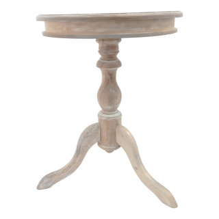 Gilda Side Table, Natural Driftwood - French Country - Side Tables And End Tables - by Carolina ...
