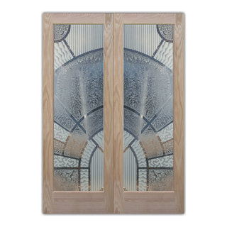 Interior Prehung Door or Interior Slab Door - Matrix Arcs - Primed - 28 ...