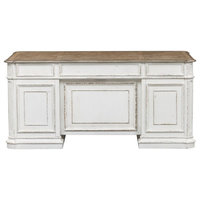 Magnolia Manor White Desk - Farmhouse - Desks And Hutches - by ...