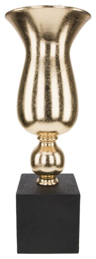 Mark Roberts Christmas 2019 Pedestal Urn On Square Base, Gold., 37.5 ...