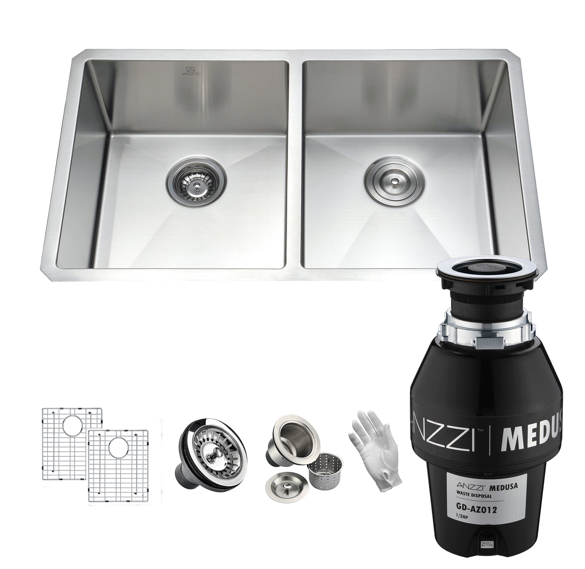ANZZI Kitchen Sink Set - Contemporary - Kitchen Sinks - by Bathroom ...