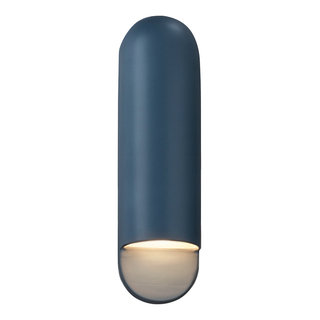 Ambiance Large Capsule Wall Sconce, Midnight Sky, LED - Contemporary ...