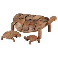 Turtle Set of 3 - Beach Style - Decorative Objects And Figurines - by ...