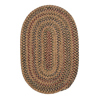 Twilight Variegated/Multi Indoor Rug Rustic Farmhouse Wool TL20, 8'x10 ...