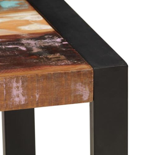 vidaXL Coffee Table Multicolor Solid Reclaimed Wood 47.2 in long ...