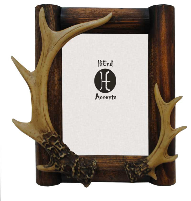 Hi End Accent Antler Frame, 5x7 - Rustic - Picture Frames - by Uber ...