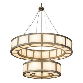 60" Wide Alessandro 2 Tier Pendant - Transitional - Pendant Lighting ...
