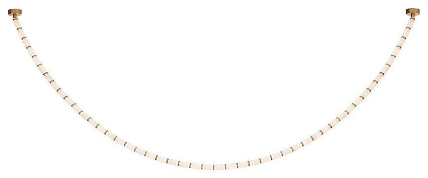 Modern Forms Entice 48-Light 240" LED Pendant/2700K, Brass/Canopy ...