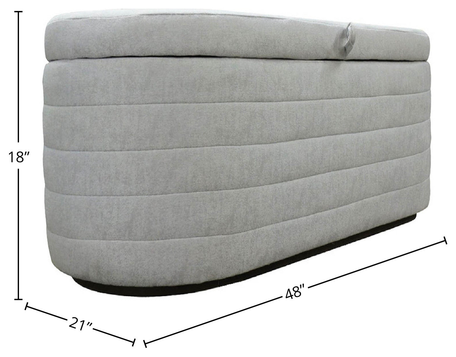 Elio Storage Bench, Platinum - Transitional - Accent And Storage ...