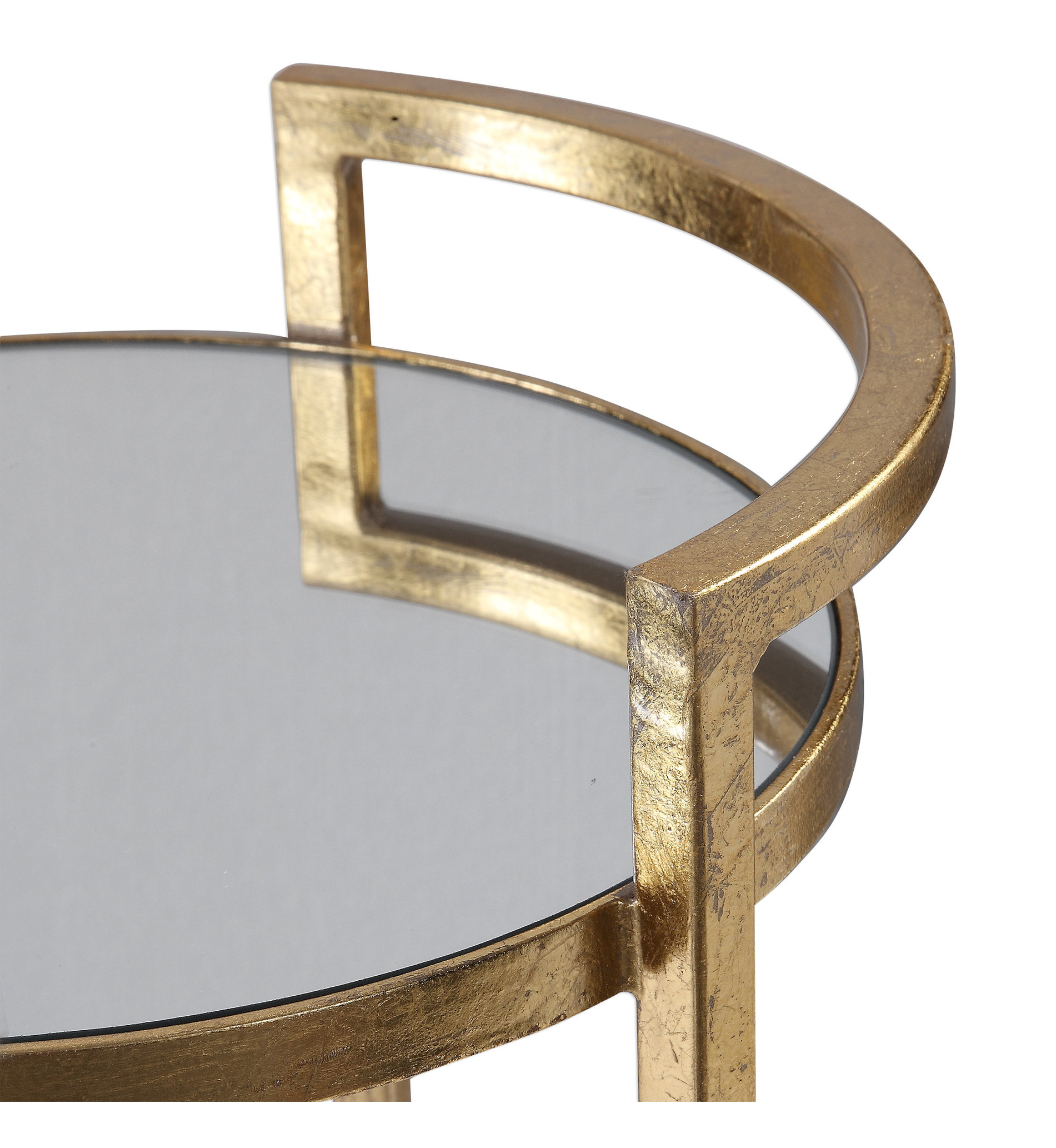 Cailin Gold Accent Table - Contemporary - Side Tables And End Tables ...