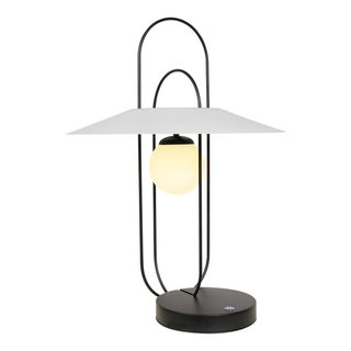 Lyra 24" ETL Certified Integrated LED Table Lamp, Black - Contemporary ...