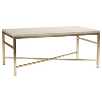 Gayle Faux Stone Cocktail Table - Contemporary - Coffee Tables - by ...