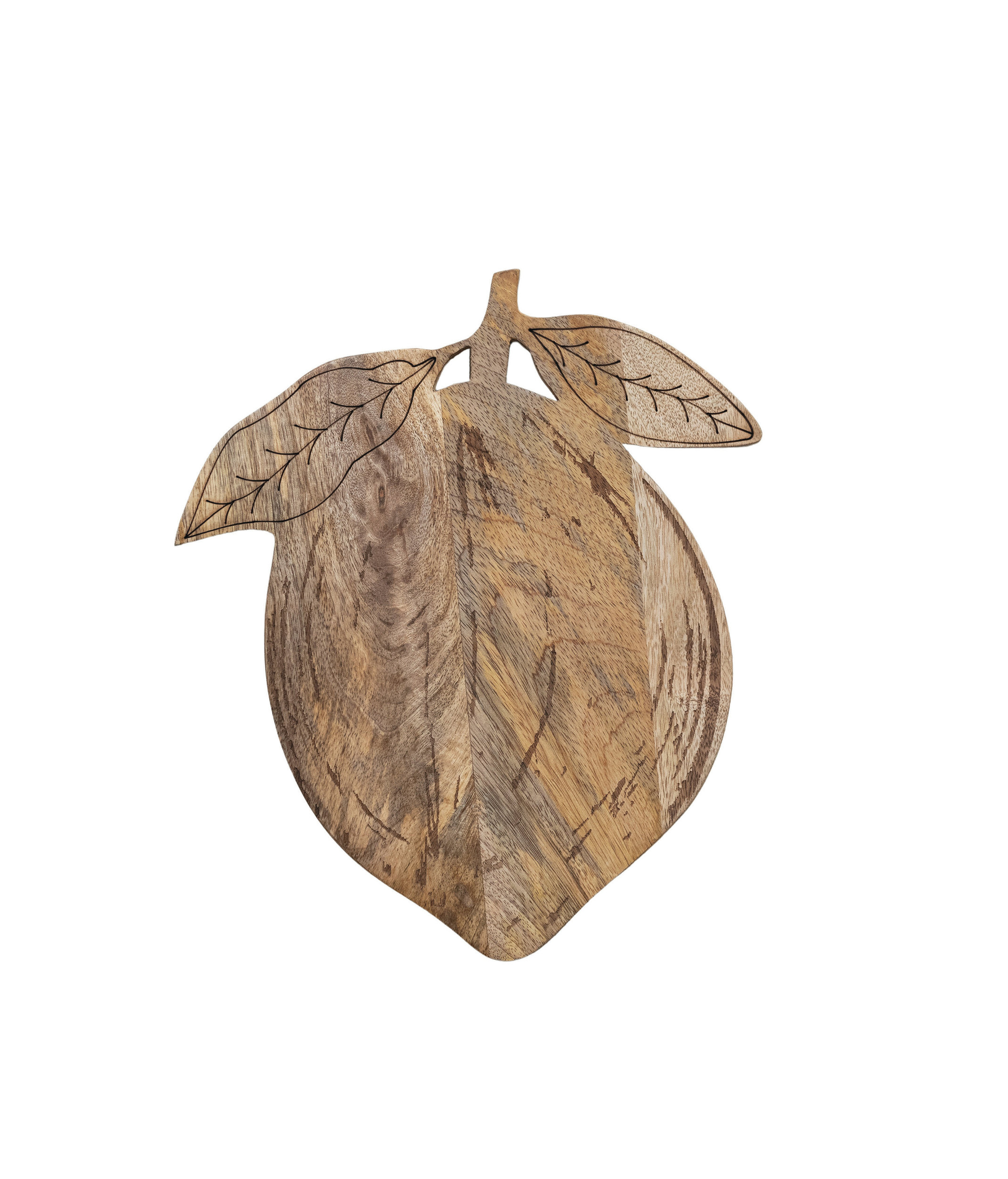 Citrus Charm Mango Wood Cheese Board, Natural - Rustic - Cheese Boards ...