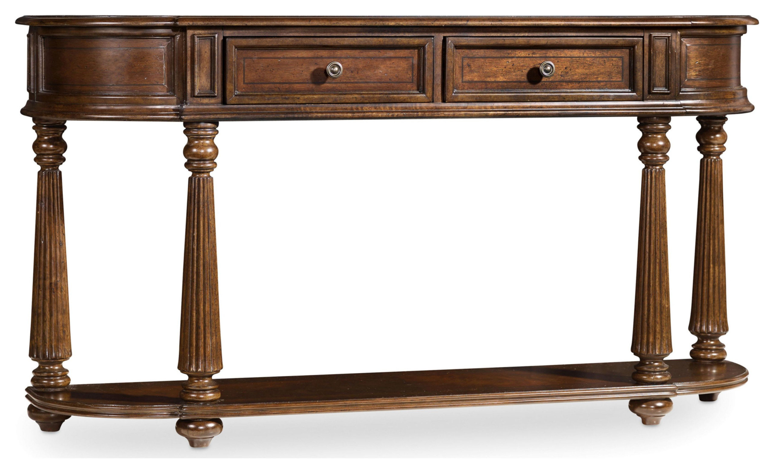 Hooker Furniture 5381-80151 60"L Rubberwood Console Table - Traditional ...