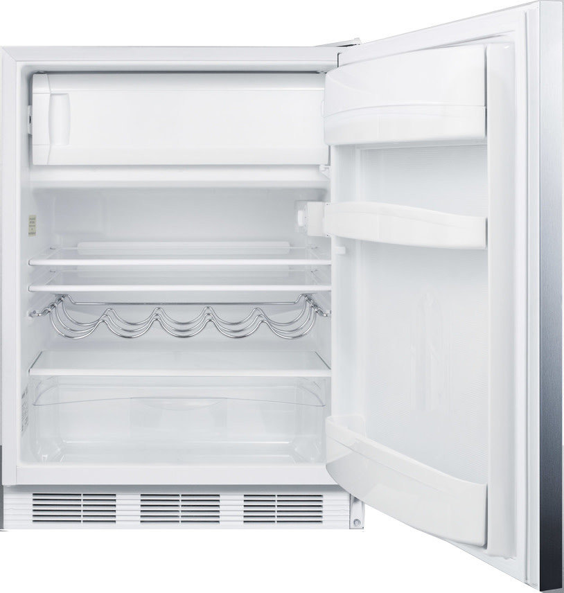 Summit CT661BIHH 24"W 5.1 Cu. Ft. Freestanding Compact - Modern ...